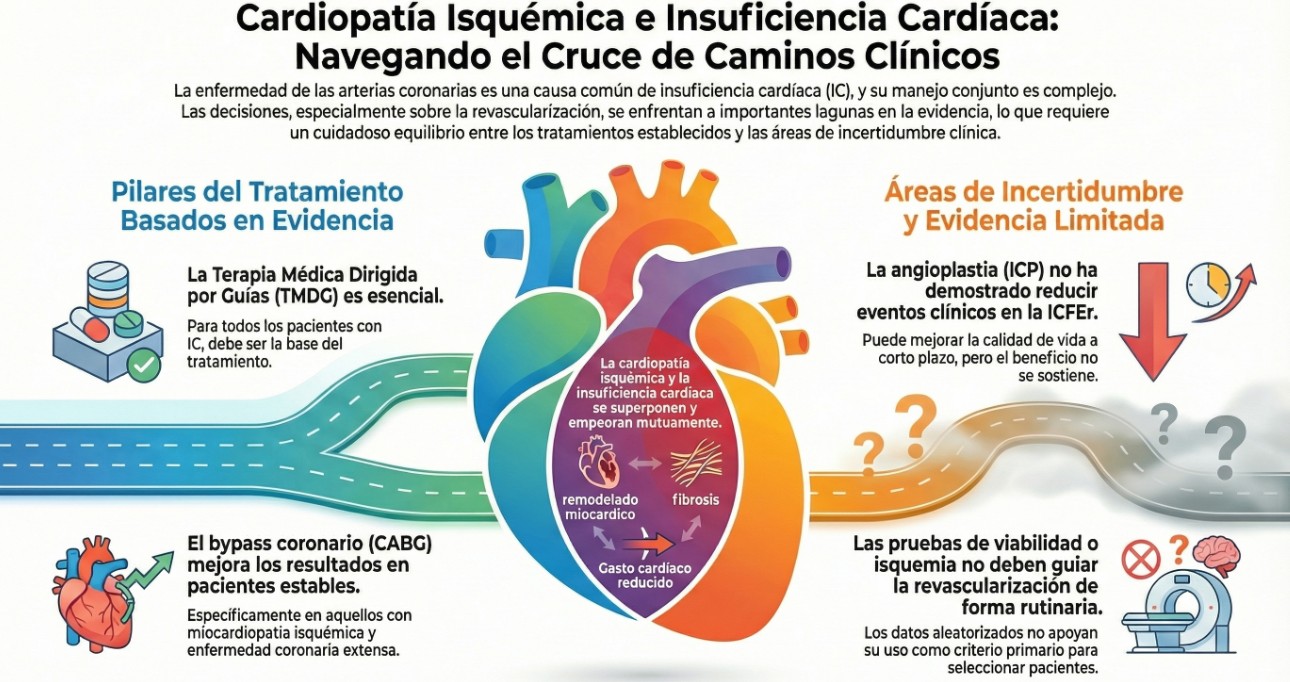 Cardiopatía isquémica e insuficiencia cardíaca: cuándo estudiar la ...